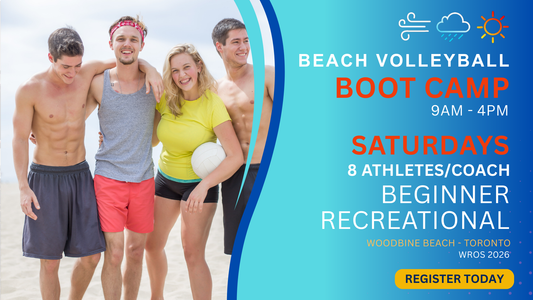 Beach Volleyball Boot Camps in Toronto | Wind Rain or Shine